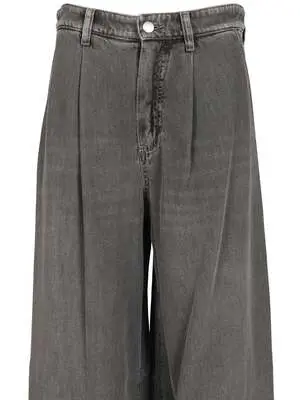 Max Mara Wide Leg Double Pleat Jeans
