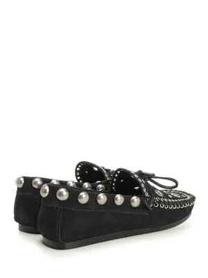 Isabel Marant Étoile Suede Moccasin - Black