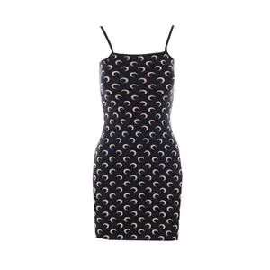 MARINE SERRE Moon Print Straps Dress