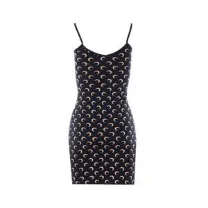 MARINE SERRE Moon Print Straps Dress