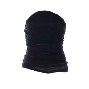 Balenciaga Fitted Bustier Top - Black