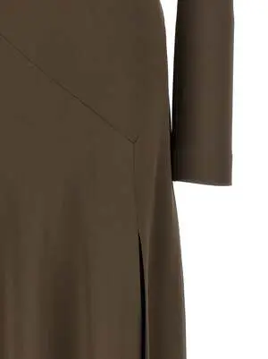 Alberta Ferretti Bare Shoulder Dress