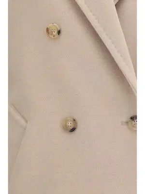 Max Mara Rebus Double-breasted Jacket - Cream