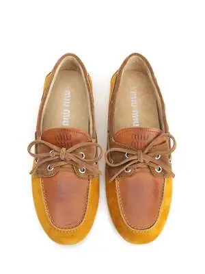 Miu Miu Boat Loafer - Brown
