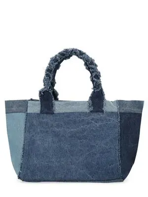 GANNI Denim Tote - Blue