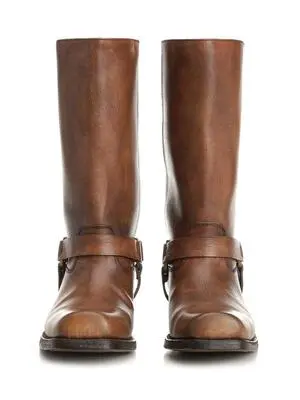GOLDEN GOOSE Leather Boots - Brown