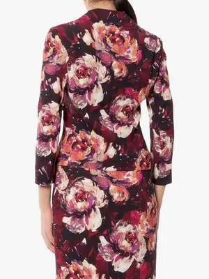 Dolce & Gabbana Cady Peonie Flower Print Blazer - Multicolor