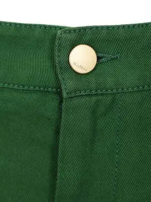Max Mara Cotton And Linen Drill Trousers