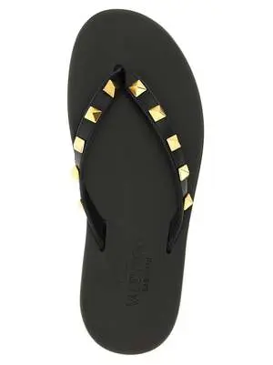 Valentino Garavani Rockstud' Sandals - Black