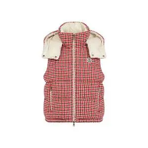 Moncler Padded Vest Jacket - Red