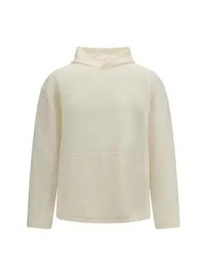 RIER Hooded Sweater - White