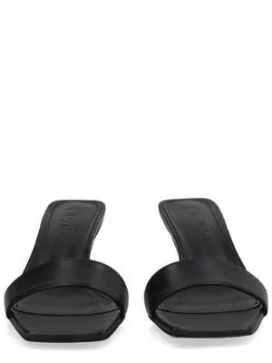 AeydĒ Gilly Leather Sandals - Black