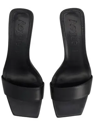 AeydĒ Gilly Leather Sandals - Black