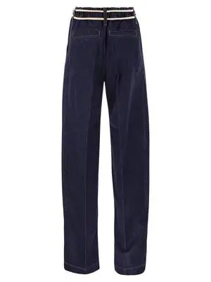 Sportmax Nembi Denim Trousers - Multicolor