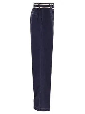 Sportmax Nembi Denim Trousers - Multicolor