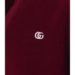 Gucci Embroidered Doppia Gg Cardigan