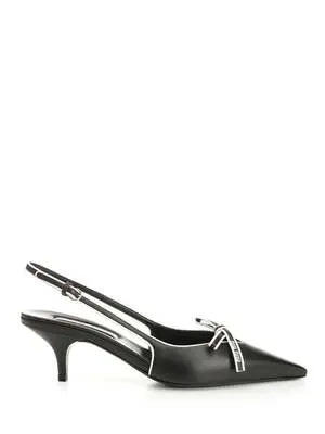 Miu Miu Slingback Décolleté In Nappa - Black