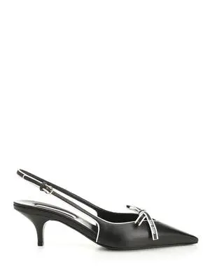 Miu Miu Slingback Décolleté In Nappa - Black