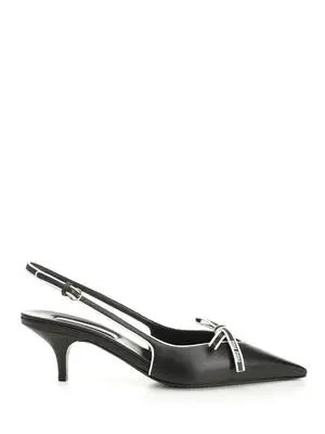 Miu Miu Slingback Décolleté In Nappa - Black