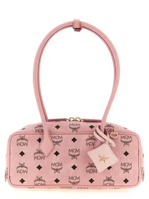 Mcm Aren East West Small Shoulder Bag - Pink