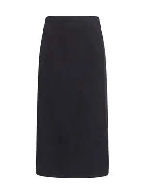 RIER Fleece Wool Skirt - Black