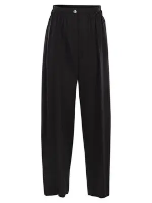 Sportmax Virgin Wool Trousers - Black