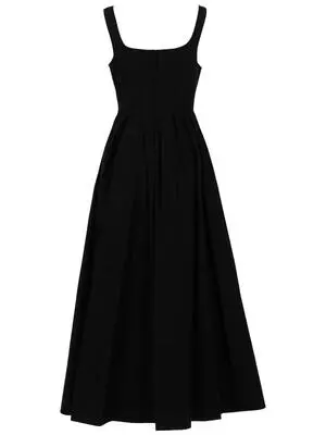 Sportmax Cotton Long Dress - Black