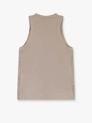 Brunello Cucinelli Dazzling Pattern Jersey Tank Top