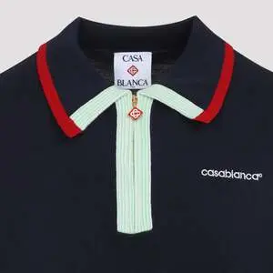 Casablanca Knitted Track Polo