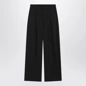 MONCLER X EDWARD ENNINFUL Wool-blend Trousers - Black