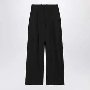MONCLER X EDWARD ENNINFUL Wool-blend Trousers - Black