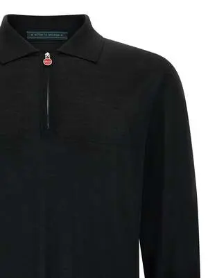Kiton Wool Polo Shirt 14 Microns