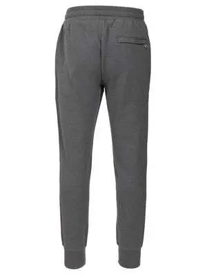Dolce & Gabbana Jersey Trousers With Heraldic Patch - Gray