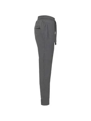 Dolce & Gabbana Jersey Trousers With Heraldic Patch - Gray