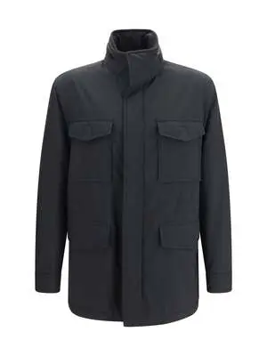 Brioni Performa Wool Blend Sahariana Jacket