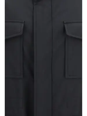Brioni Performa Wool Blend Sahariana Jacket - Blue