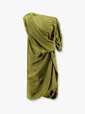 Dries Van Noten Dalant Silk Dress - Green