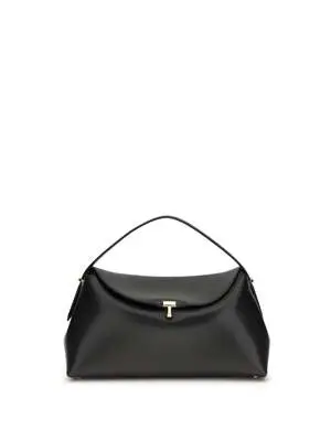 TOTEME T-lock Shoulder Bag - Black