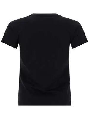 GANNI Organic Cotton T-shirt - Black