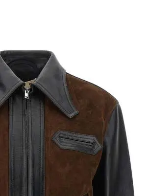 Marni Leather And Suede Jacket