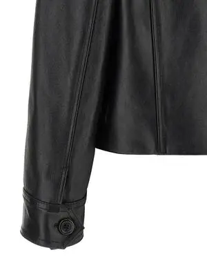 Marni Leather And Suede Jacket - Black