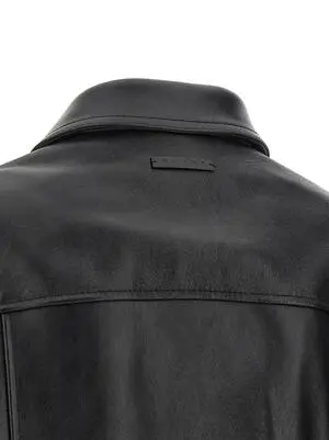 Marni Leather And Suede Jacket - Black