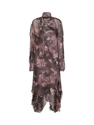 DIESEL® D-riadi Asymmetric Midi Dress - Multicolor
