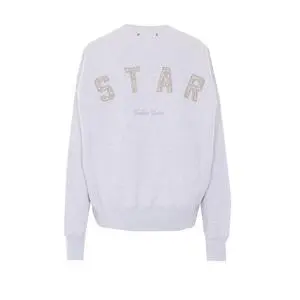 GOLDEN GOOSE Star Oversize Sweatshirt With Crystals