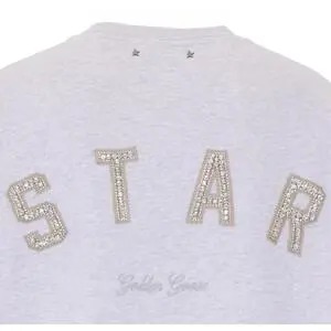 GOLDEN GOOSE Star Oversize Sweatshirt With Crystals