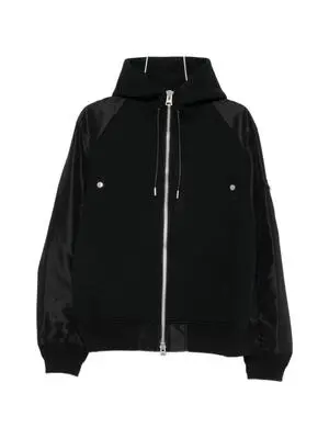 Sacai Paneled Hooded Sweatshirt - Multicolor