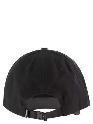 Stone Island Cap With Embroidered Compass Logo