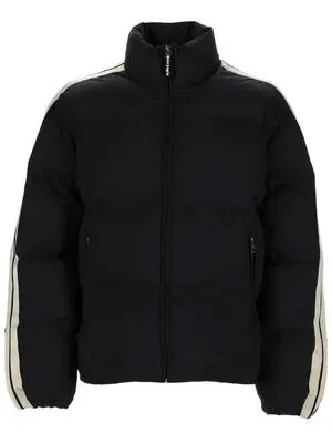 Palm Angels Giacca Con Logo - Black