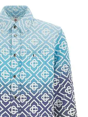Casablanca Shacket 'monogram Gradient Jacquard