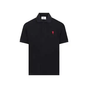 AMI Paris Polo Shirt - Black